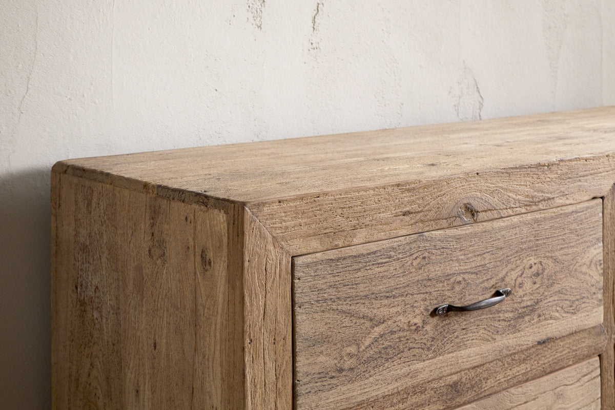 Iya Reclaimed Wood Chest of Drawers - Natural - Large - nkuku