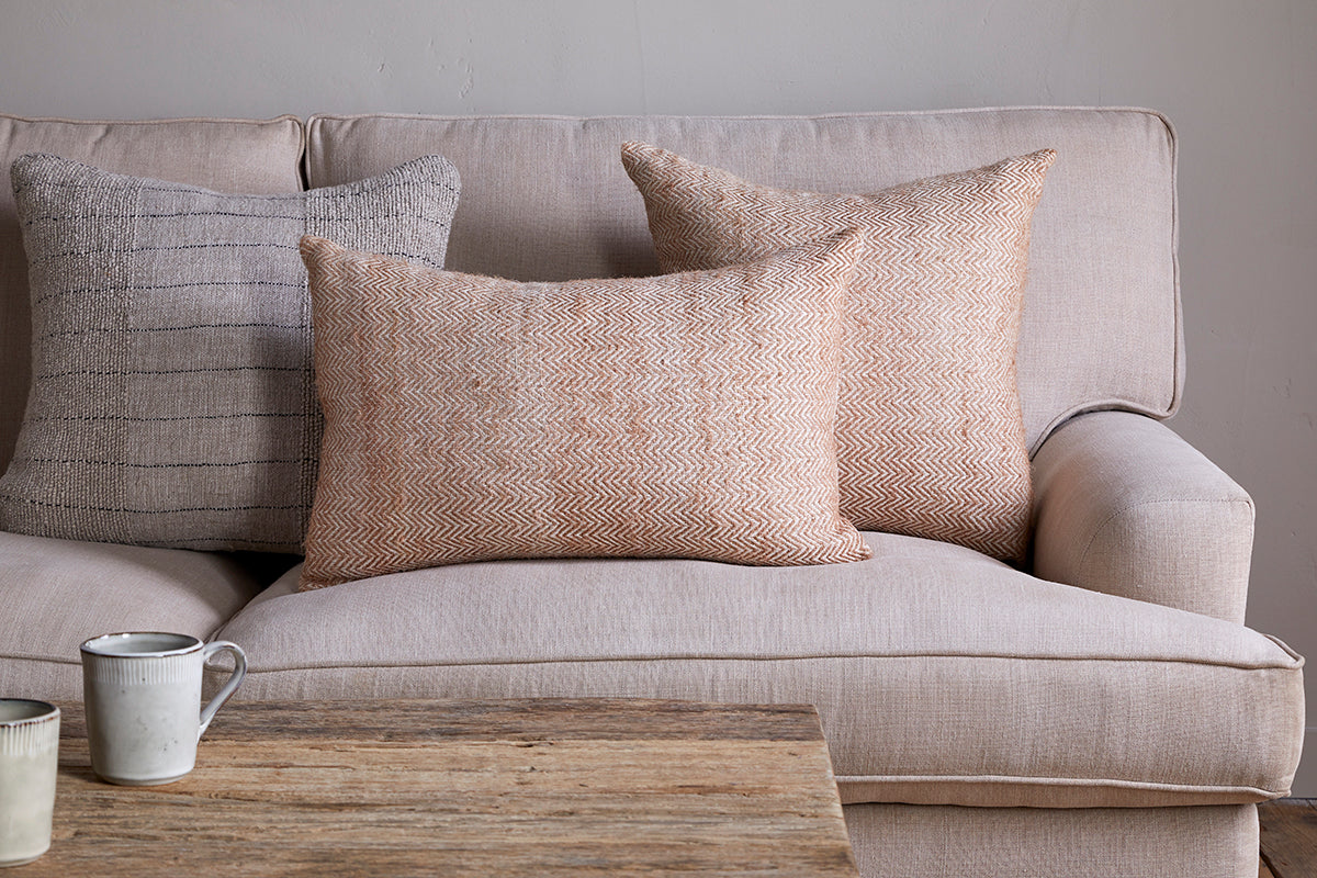 Indie Recycled Cushion Cover - Rust