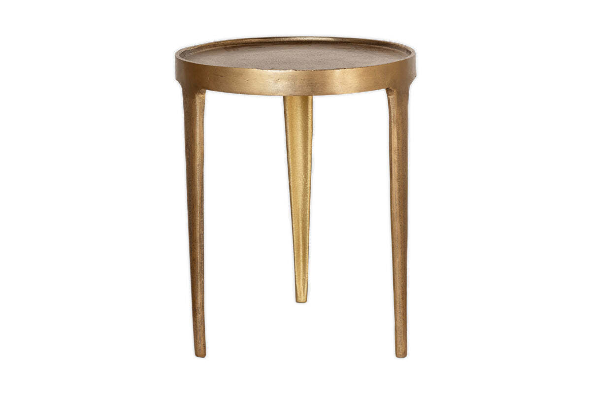 Rohia Cast Metal Table - Brass – nkuku